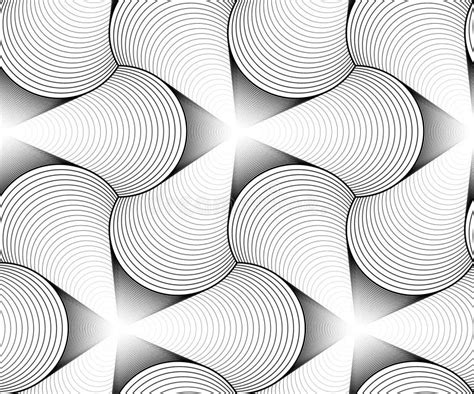 Vector Geometric Seamless Patterns Stock Vector Illustration Of