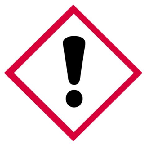 Ghs Exclamation Mark Pictogram Labels