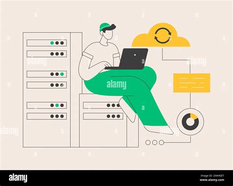 Backup Server Abstract Concept Vector Illustration Stock Vector Image Art Alamy