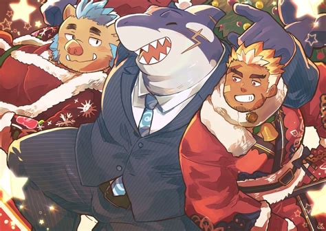 Ulaanbaatar Ganglie And Typhon Tokyo Afterschool Summoners Drawn By