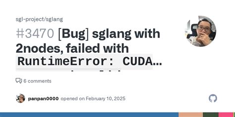 Bug Sglang With 2nodes Failed With `runtimeerror Cuda Error Invalid Device Ordinal` · Issue