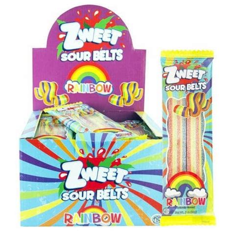 Sour Rainbow Tutti Belts Zweet 07 Oz Shopgalil