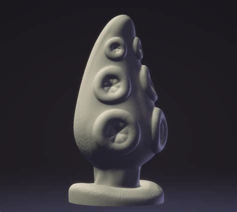 🐉 Dragon Tentacle Butt Plug Type Gilboa 2x Molds ・ Stl File For ・cults
