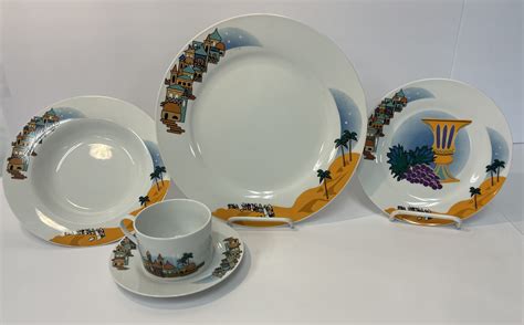 40 Piece Porcelain Passover Serving Set