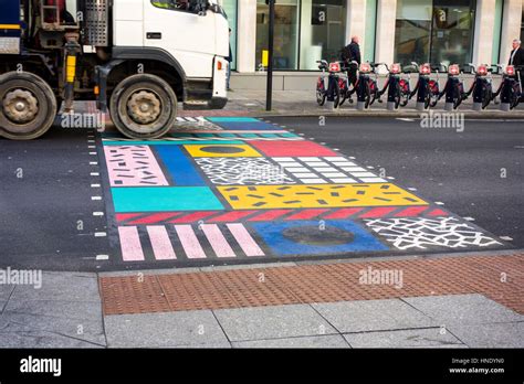 Colourful Crossings Multicoloured Pedestrian Crossing By Camille