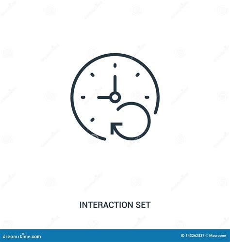 Signs Icon Vector From Interaction Set Collection Thin Line Signs