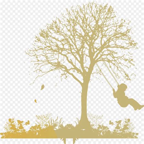 卡通手绘秋天树秋千png图片素材下载图片编号qdoabmag 免抠素材网