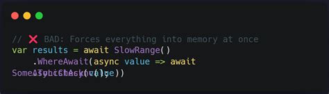 Linq With Asynchronous Streams Are You Using It Correctly