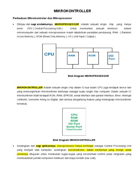 Gambar Blok Diagram Mikrokontroler 45 Koleksi Gambar