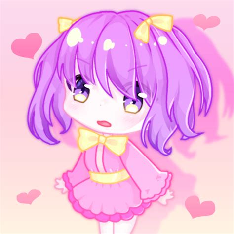 パステルカラーの女の子 Ibispaint