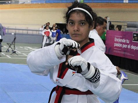 Daniela González da medalla de bronce a Tabasco en TKD de NC24 Más Podio