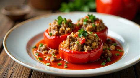 Speca Të Mbushura Gefüllte Paprika Creatable Rezept Für Anfänger Und Chefkoch Creatable