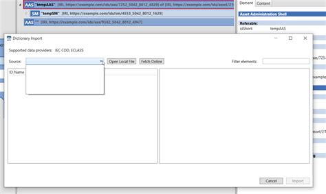 Unable To Import Submodelssubmodelelements Exported From Iec Cdd