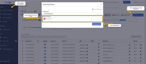import bank statement transactions into quicken qif docuclipper