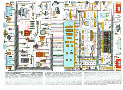 Принципиальная электрическая схема автомобиля ВАЗ 2109 Электропортал