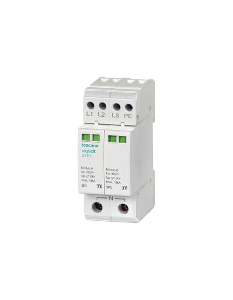 Protector Sobretensiones Transitorias Trifásico 400vac 15ka V3t 15