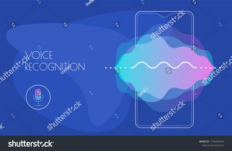 Mobile App Ui Personal Voice Assistant Stock Vector Royalty Free