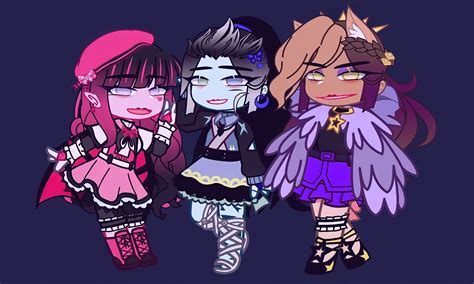 Monster High Gacha Club Bocetos Bonitos Trajes De Personajes Cómo Dibujar El Pelo