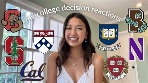 COLLEGE DECISION REACTIONS 2022 Stanford Acceptance Ivies UCs Top