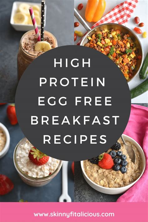 High Protein Egg Free Breakfast Recipes
