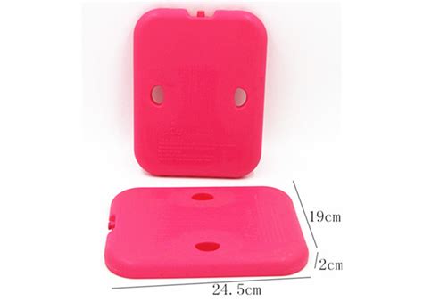 Blue Medium Cooler Ice Blocks Freezable Gel Cold Packs Hard Shell Bpa