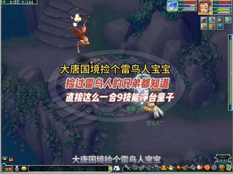 大唐国境捡个雷鸟人宝宝，捡过雷鸟人的兄弟都知道，直接这么一合9技能净台童子。 梦幻空心人 梦幻空心人 哔哩哔哩视频