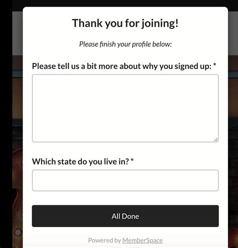 How To Create Custom Sign Up Fields MemberSpace Help Docs