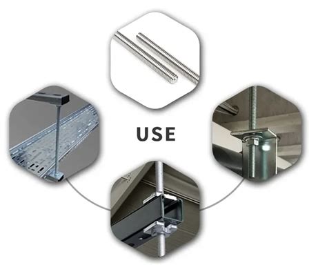 Din975 Threaded Rod Black Oxidecontinuously Threaded Rod