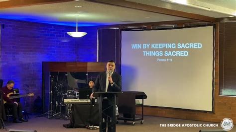 Win By Keeping Sacred Things Sacred Pastor Alex V Santos Youtube