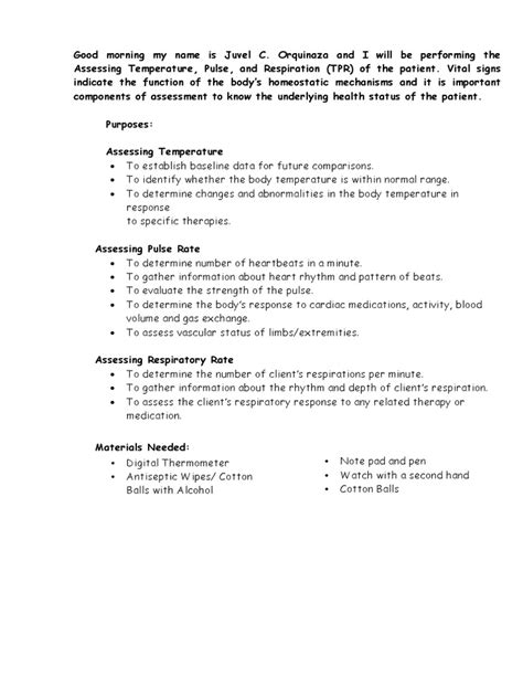 Assessing Temperature Prd Script Pdf