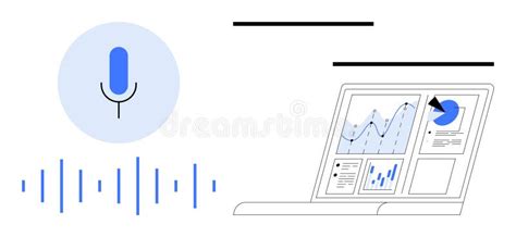 Voice Recognition Technology With Data Analytics Dashboard Charts And