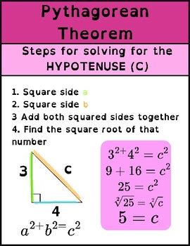 Pythagorean Theorem Notes By Brooke Smith TPT