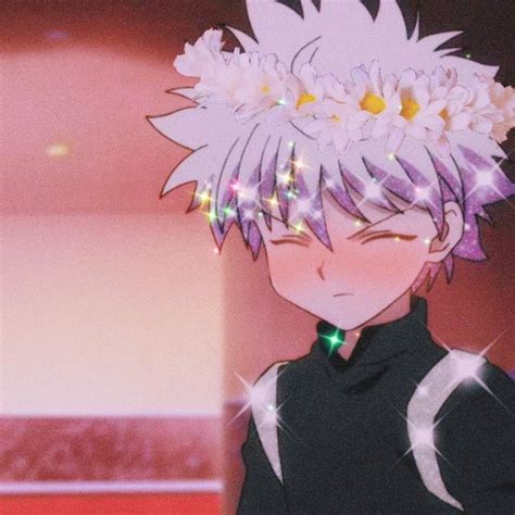 Anime Icons 58 Killua Zoldyck Hunter Hunter Glitter Icon Anime