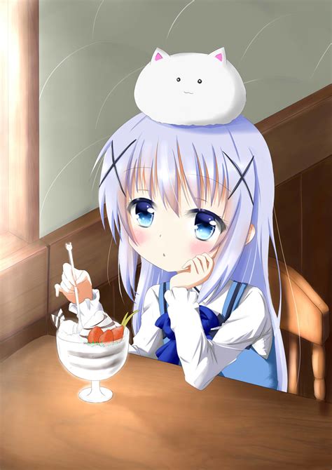 Kafuu Chino And Tippy Gochuumon Wa Usagi Desu Ka Drawn By Nyaa
