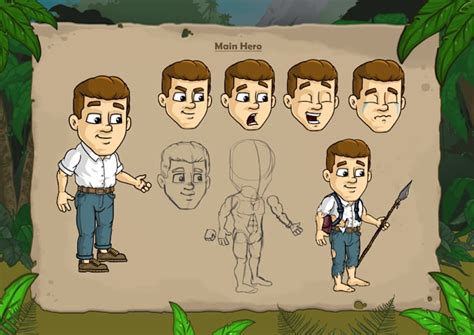 draw unique characters and props for your game by danilaerock fiverr