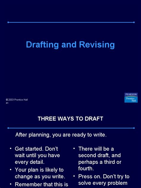 Drafting And Revising Pdf Paragraph