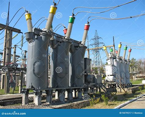 Industrial High Voltage Converter Stock Image Image Of Connect High