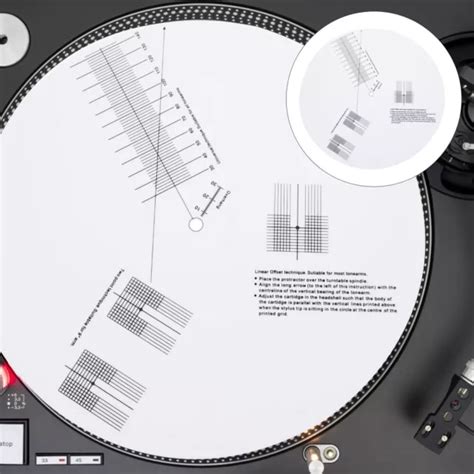 Turntable Calibration Disk Vinyl Recorder Pickup Practical Delicate £26 99 Picclick Uk