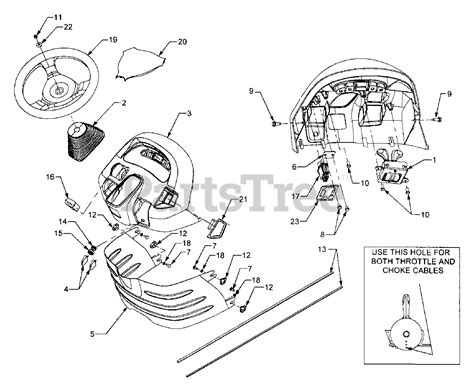 Cub Cadet 3165 14a 654 100 Cub Cadet Garden Tractor Dash Panel