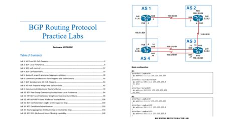 Bgp Routing Protocol Practice Labs Pdf Connect 4 Techs