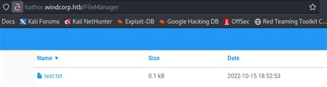 Hack The Box Walkthroughs Hathor