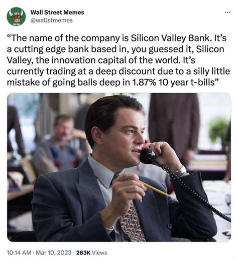 Silicon Valley Banks Sudden Implosion Has Become Meme Gold