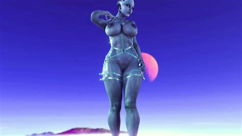 Curvy Liara T Soni Solo Naked Dance And Tease You For Melding