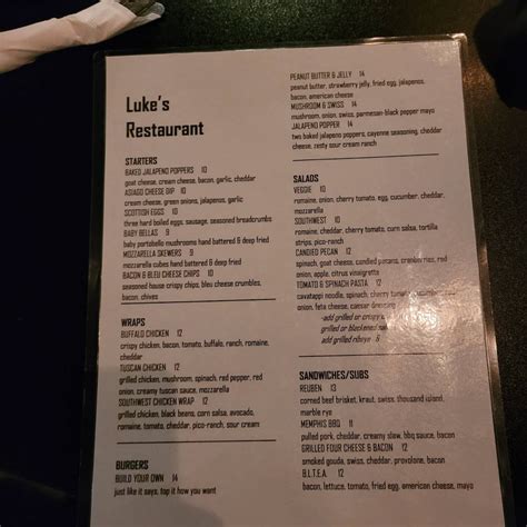 Menu At Kiras Flipside Grill Restaurant Bluffton