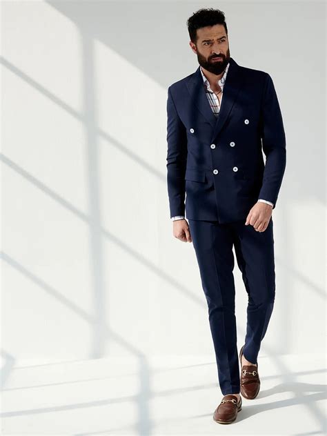 Stylish Double Breasted Suit For Men Party Suit Casual Suit Etsy