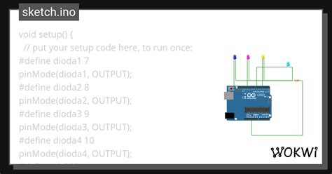 Diody Wokwi Esp32 Stm32 Arduino Simulator