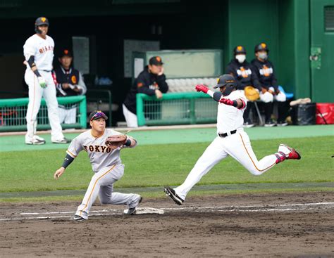 【巨人】オコエ瑠偉が初実戦で2安打「結果が出たというところは1つ自分の収穫」 プロ野球写真ニュース 日刊スポーツ