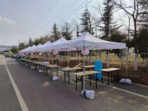 白色帐篷雨棚户外露营3 3M四面围布遮阳伞帐篷雨蓬伸缩式四角棚子 虎窝淘
