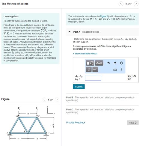 Solved The Method Of Joints Of Learning Goal To Analyze Chegg