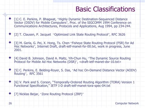 Ppt Adhoc Networks Routing Tutorial Part I Powerpoint Presentation Id 9598090